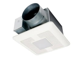 WhisperCeiling DC Ventilation Fan/LED Light - 110-130-150 CFM