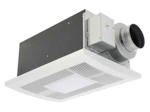 WhisperWarm® DC Ventilation Fan/Heater Combo with LED